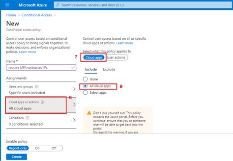 Conditional Access Require Mfa When Connecting From Untrusted Ips