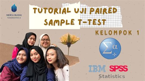 Uji Paired Sample T Test Dengan Data Sekunder Pada Aplikasi Spss Youtube