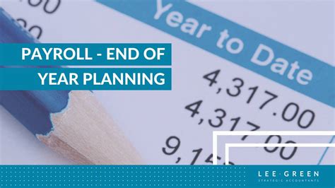 Payroll End Of Year Planning