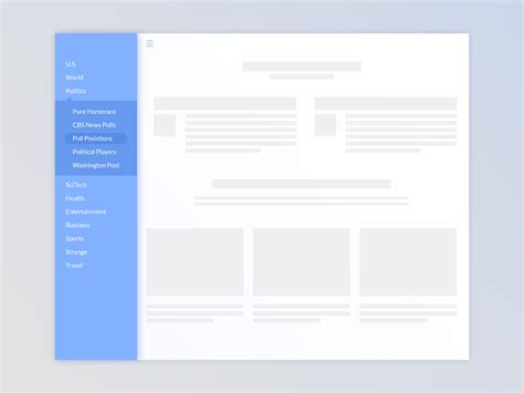 UI Design Daily Menu