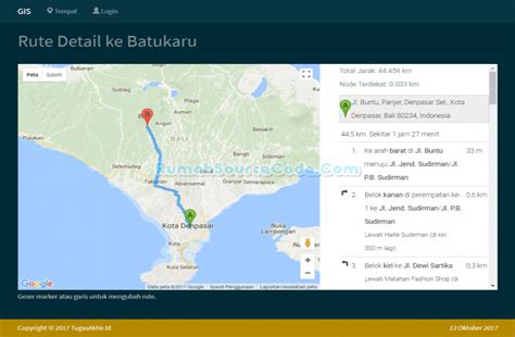 Source Code Sistem Informasi Geografis PHP
