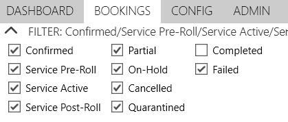 Booking States In SRM Framework Vs Cube DataMiner Dojo