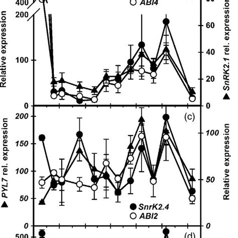 Gene Expression In The Ga Biosynthesis And Signalling Pathway A