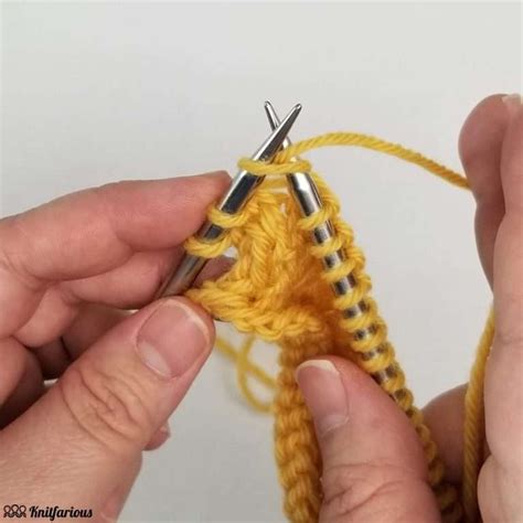 How To Knit Front And Back Kfb K1fb Increase Knitfarious