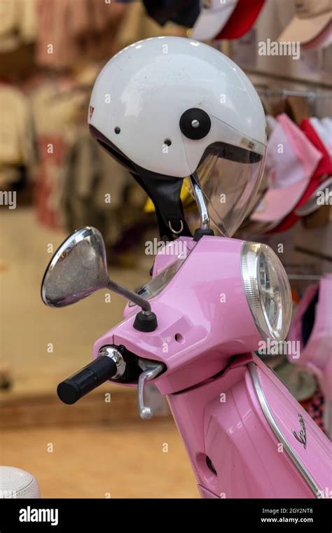 Pink Vespa Helmet