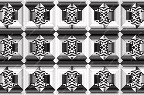 Premium Vector Abstract Geometric Seamless Pattern