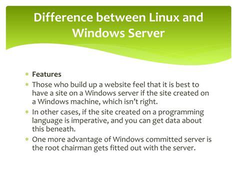 PPT Windows Dedicated Server Vs Linux Dedicated Server PowerPoint Presentation ID