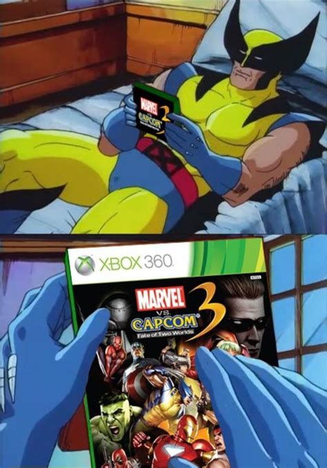 Wolverine Crush Meme Template