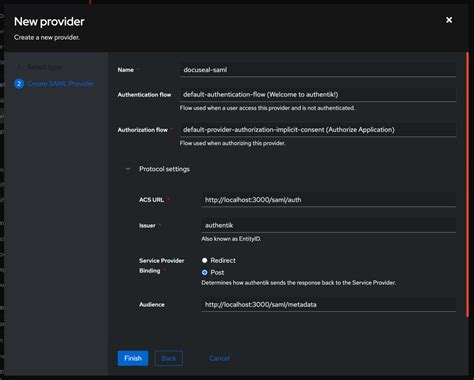 Configure Saml With Authentic Docuseal Docs