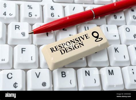 inspiration showing sign responsive design word written on web page creation that makes use of