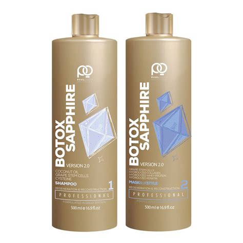 Ботокс для волос "Paul Oscar" Набор Botox Sapphire Regeneration ...