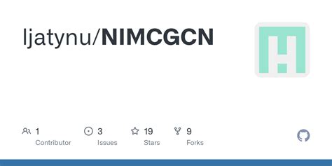 Github Ljatynu Nimcgcn