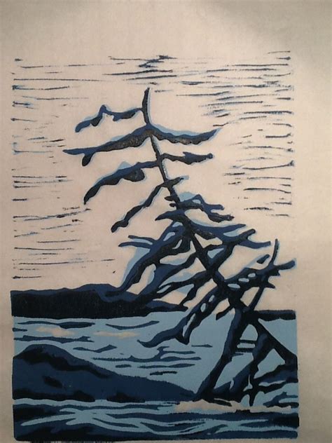 3 Colour Reduction Print Diy Prints Linocut Prints Art Prints