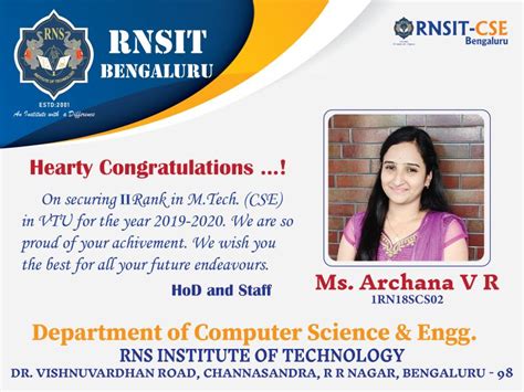 rnsit official on linkedin congratulations happy bestwishes staysafe