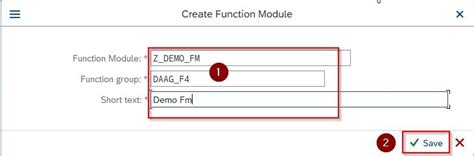 how to create rfc