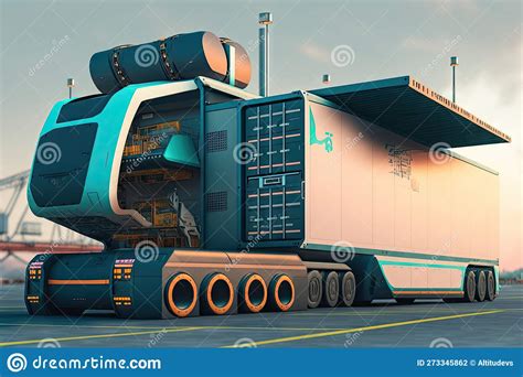 Autonomous Cargo Transport System With Automated Loading And Unloading