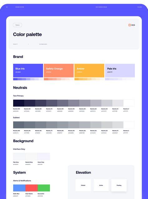 eos design system and ui kit library on behance design system ui design principles ui kit