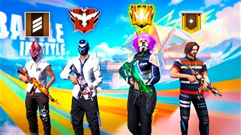 Noob To Pro Journey Free Fier Lvl 1 To 100 🥺 💔para Samsung A3 A5 A6 A7