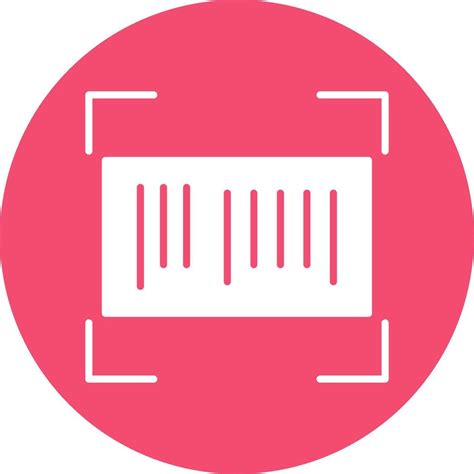 Barcode Glyph Circle Icon 38862612 Vector Art At Vecteezy