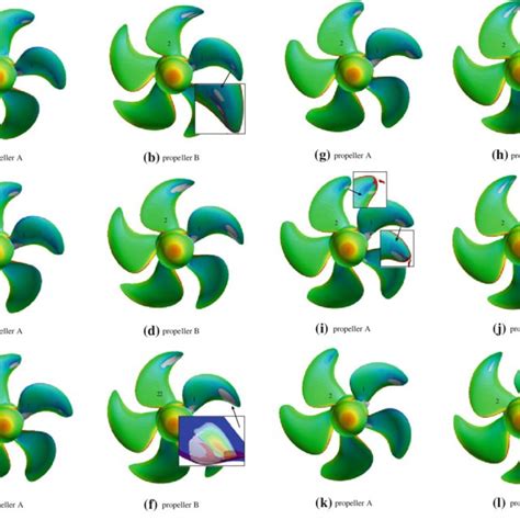 Trailing Edge Cavitation On Propellers A A And B B Download Scientific Diagram