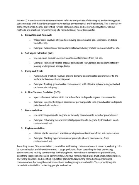 Ccc Assignment Pdf Environmental Remediation Pollution