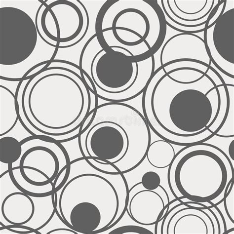 Red Seamless Overlapping Circles Pattern Image Stock Vector Illustration Of Swatch Circular