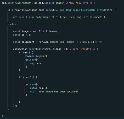 Upload Images With React Expressjs And Mysql Dev Community