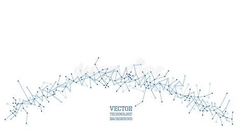 Network Abstract Polygonal Circle Background Stock Vector Illustration Of Chain Design 67644128