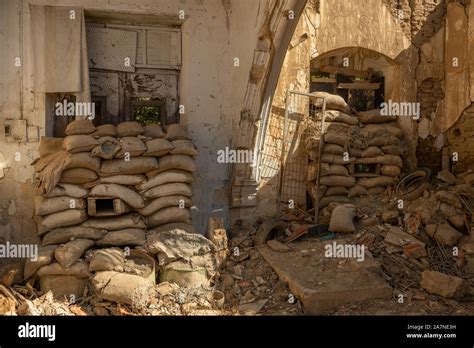 Cyprus Turkish Buffer Zone Or Green Line Also Known As Attila Line