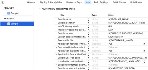 Xcode 13 Missing Infoplist