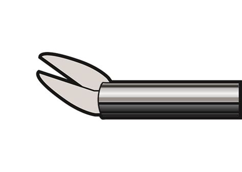 Micro Dissecting Scissors Vertical Opening Angled 45°