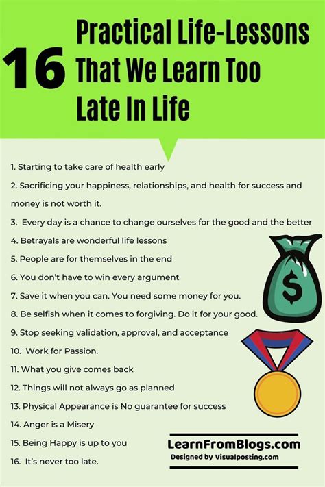Practical Life Lessons Learn And Grow