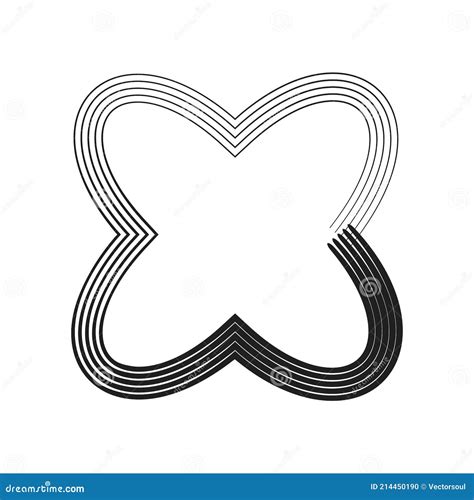 Abstract Clip Art Motif Abstract Vector Illustration Element Stock