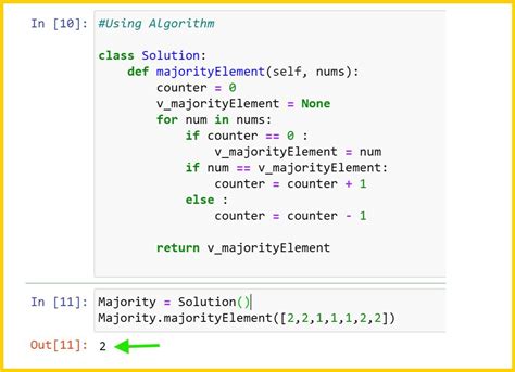 Python Majority Element Using Algorithm Given An Array Nums Of Basava Prabhu