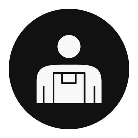 Premium Vector Courier Vector Illustration