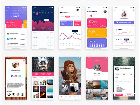Prisma Mobile Ui Kit By Hoangpts Thehungryjpeg