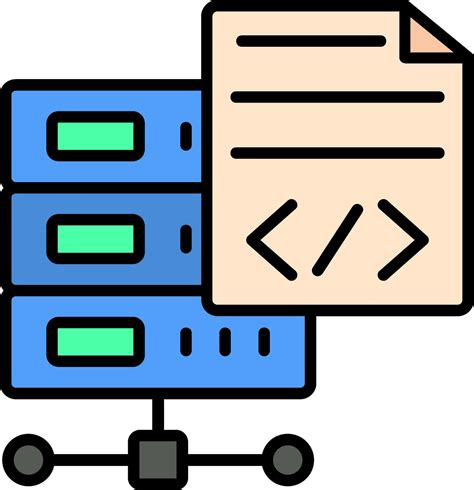 programming language line filled icon 43300254 vector art at vecteezy