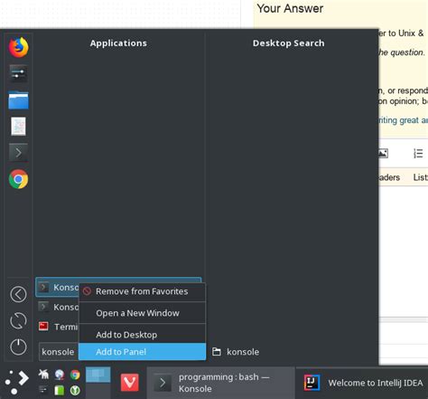 plasma5 how to keep kde plasma launcher icon visible when running