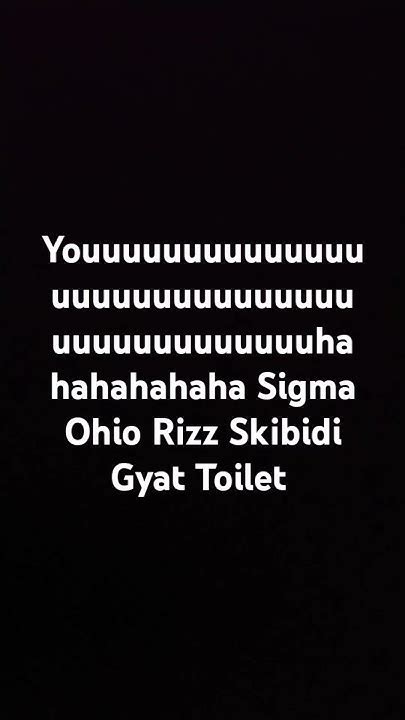 Ohio Rizz Skibidi Gyat Toilet Youtube