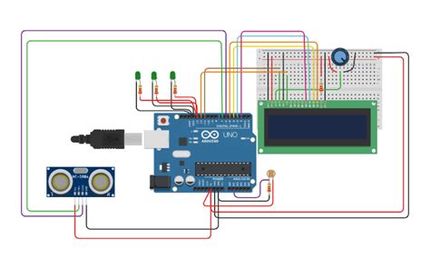 Circuit Design Street Light Monitoring Tinkercad