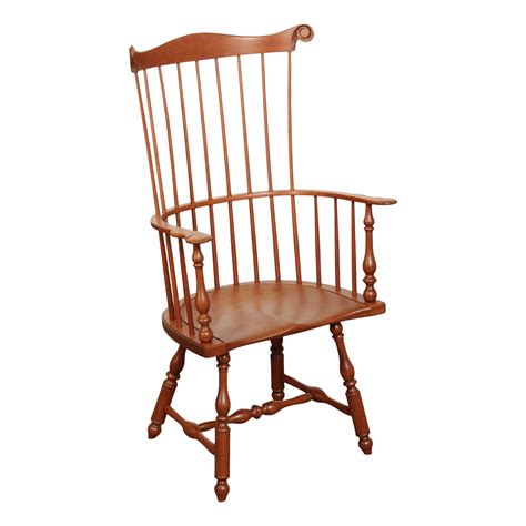 Drew Lausch Windsor Cherry Armchair Chairish