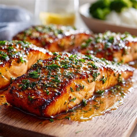Broiled Salmon Fillets Easy Healthy Dinner Recipe
