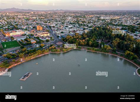 Aerial View Of The Náinari Lagoon Artificial Lake In The Western Area