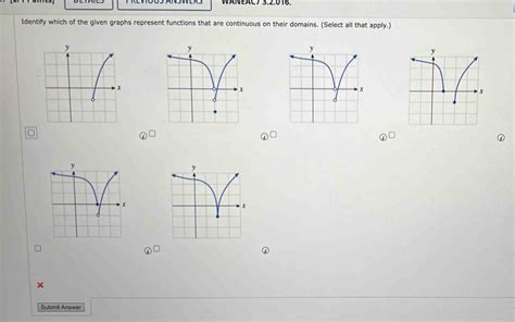 solved waÑeac7 3 2 016 identify which of the given graphs represent