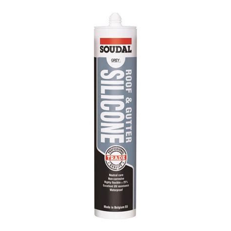 Soudal Roof And Gutter Silicone Sealant