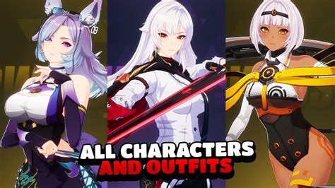 Etheria Restart All 42 Characters And Outfits Youtube