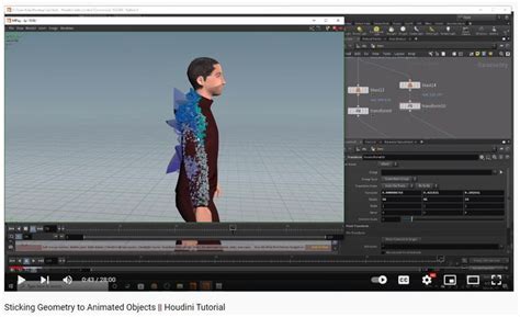 Sticking Geometry To Animated Objects Houdini Tutorial Houdini