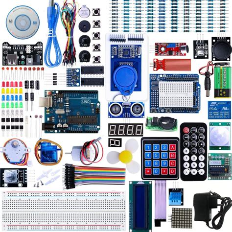 Starter Kit Für Arduino Uno R3 Mit über 200 Teilen