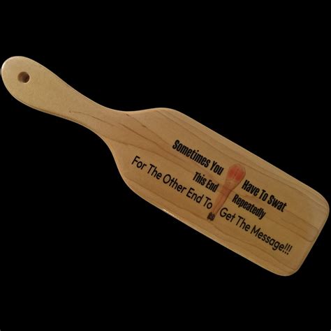Maple Wood Spanking Paddle 13 3 4 X3 1 2 X 1 2 Swat Repeatedly To Get