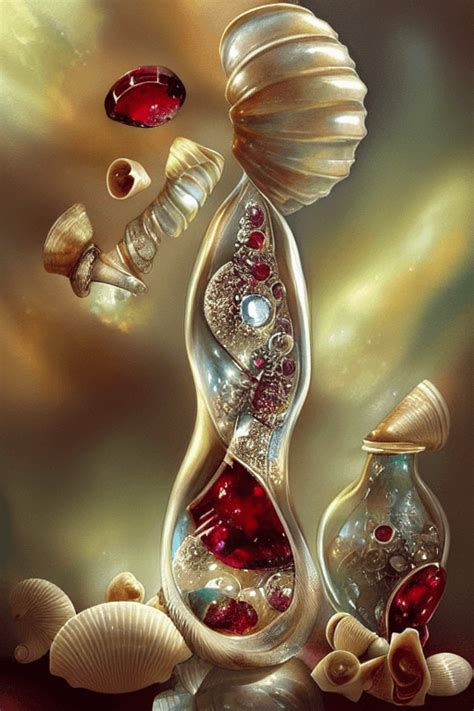 Shells Torso Odd Curvy Bottle Creative Fabrica